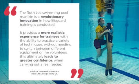 RLSS UK Approves Ruth Lee Pool Manikin for Lifeguard Training